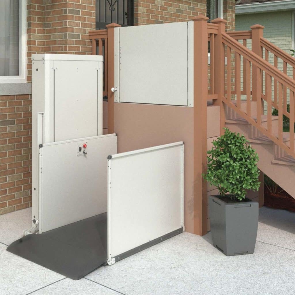 Bruno Vertical Platform Lift 3100 & 3200 | Access 2 Mobility | Complete ...