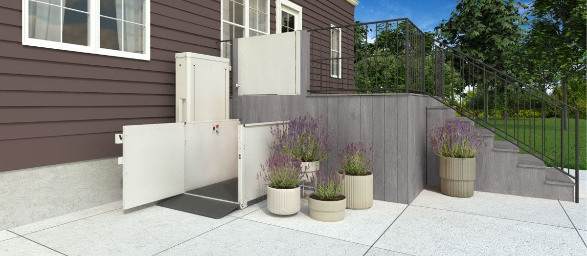 Bruno Vertical Platform Lift 3100 & 3200 | Access 2 Mobility | Complete ...