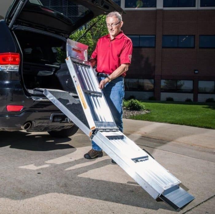 Experience Easy Access with the Suitecase Trifold AS Ramp | Access 2 ...